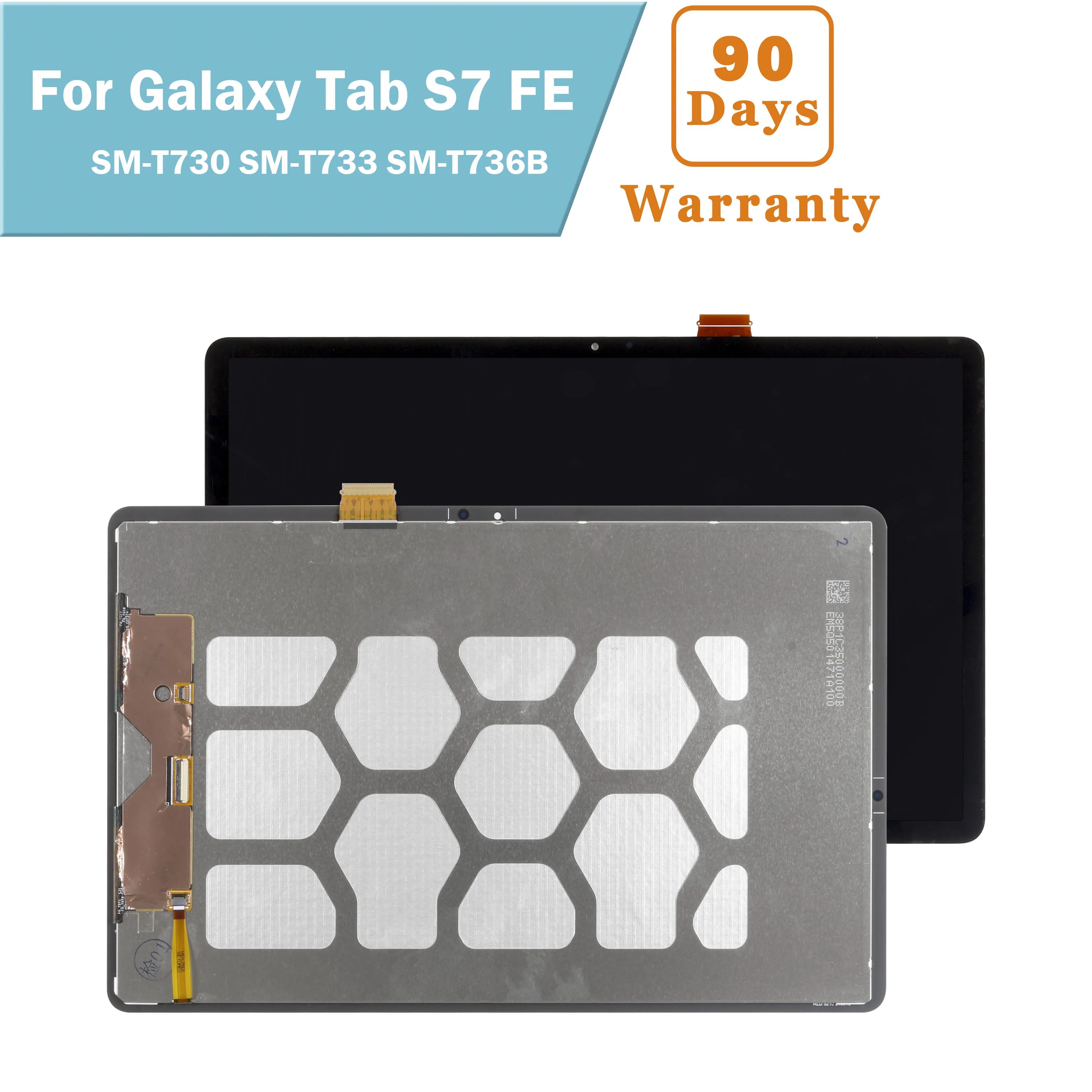 12.4 Inches For Samsung Galaxy Tab S7 FE T730 T733 T736B SM-T730 SM ...
