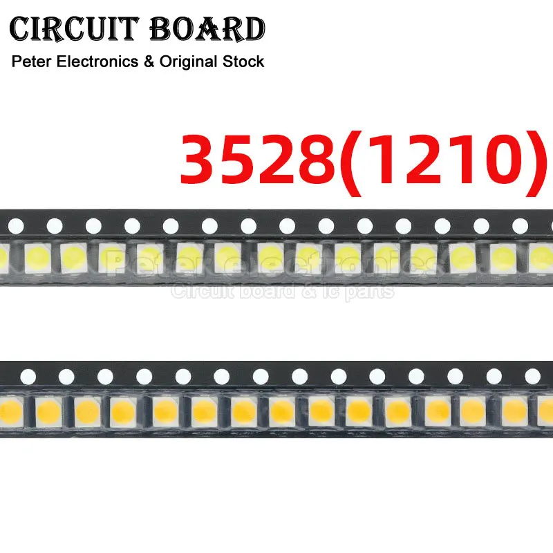 100-unids-lote-diodos-LED-SMD-3528-1210-diodo-SMD-LED-Diodo-Kit-verde ...