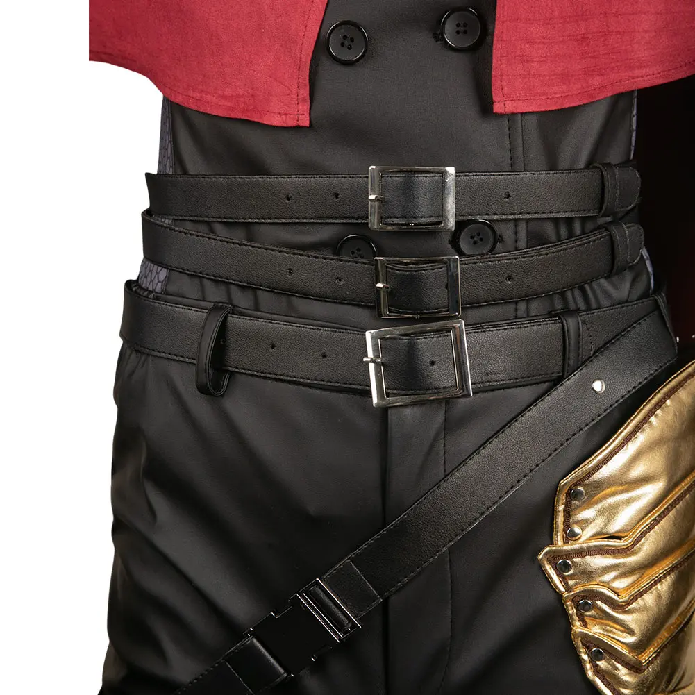 FF7 Vincent Valentine Fantasia Disguise Costume Headband Cloak Game ...