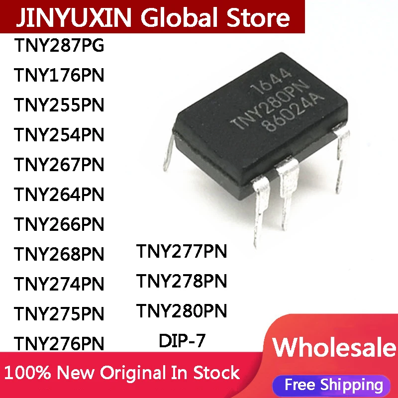 10Pcs TNY176PN TNY255PN TNY254PN TNY267PN TNY264PN TNY266PN TNY268PN TNY274PN TNY275PN TNY276PN ...