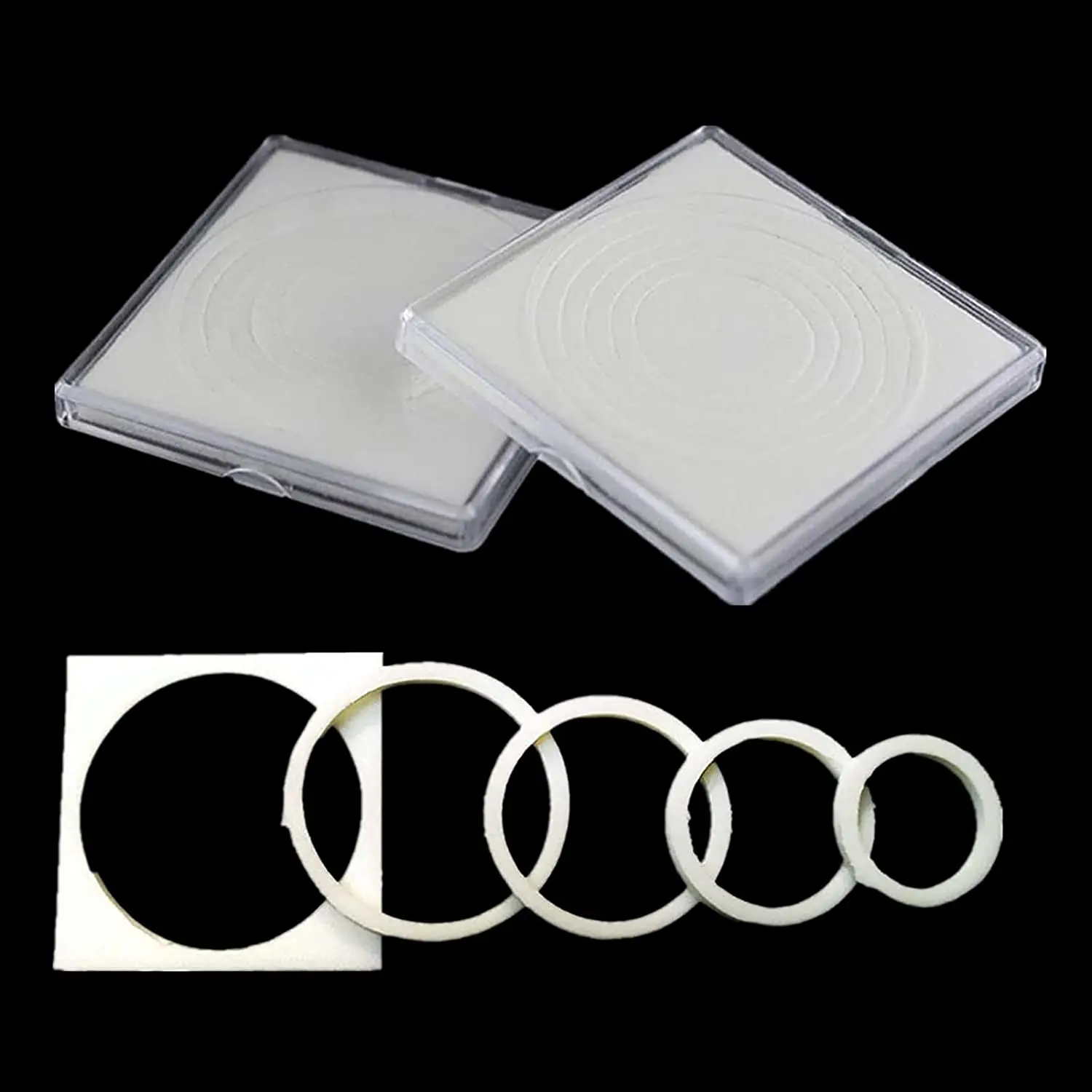 20PCS-Coin-Collection-Organizer-Box-Case-Square-Coin-Capsule-with ...