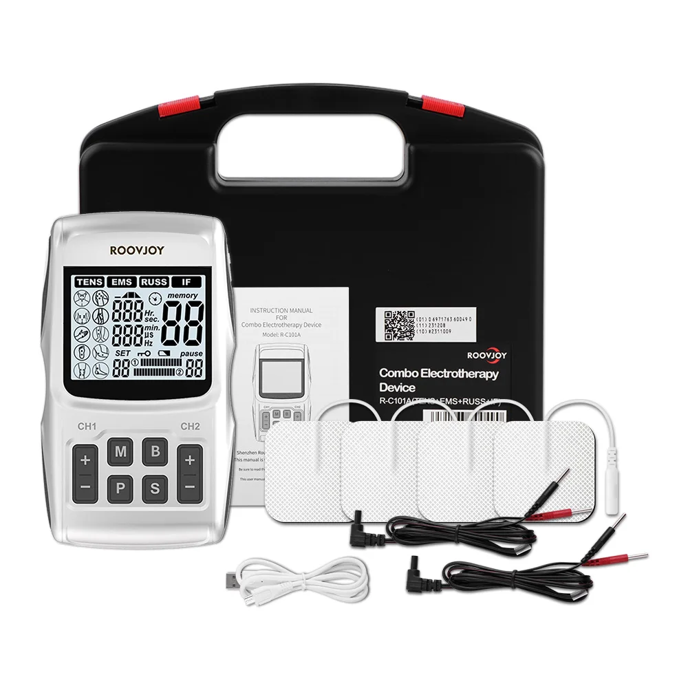 Rechargeable-Needle-Therapy-Massage-Machine-EMS-TENS-Unit-Muscle ...