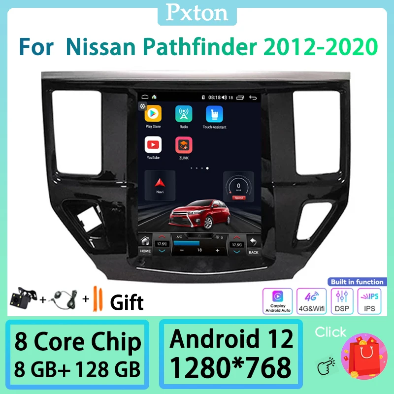 Pxton-Car-Radio-Stereo-For-Nissan-Pathfinder-2012-2020-Android-Tesla ...