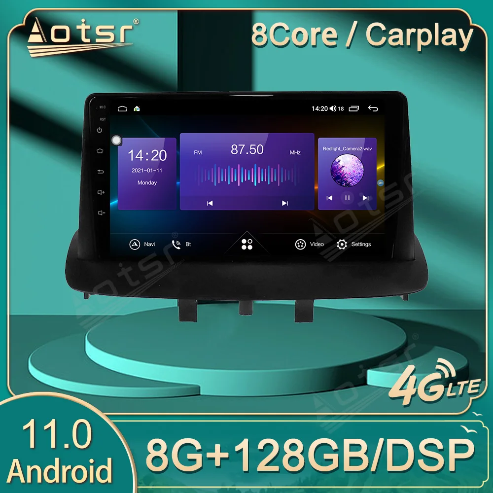 Autostereo Radio Android 11 Multimedia For Renault Megane 3 2009 2010 ...