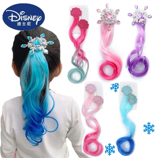 Frozen Elsa Hair Curled