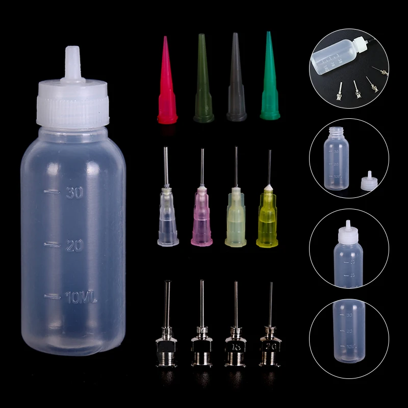 30ml-Transparent-Polyethylene-Flux-Alcohol-Bottle-for-Dispenser-Rosin ...