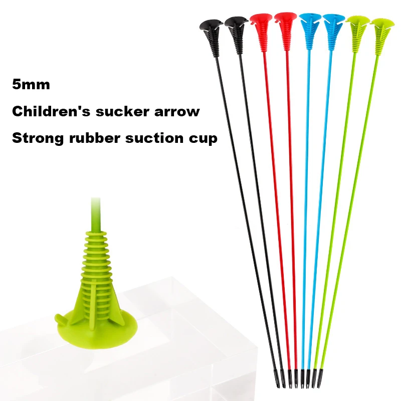 6/12 Pieces 64cm Sucker Arrows Outer Diameter 4mm Fiberglass Arrows ...