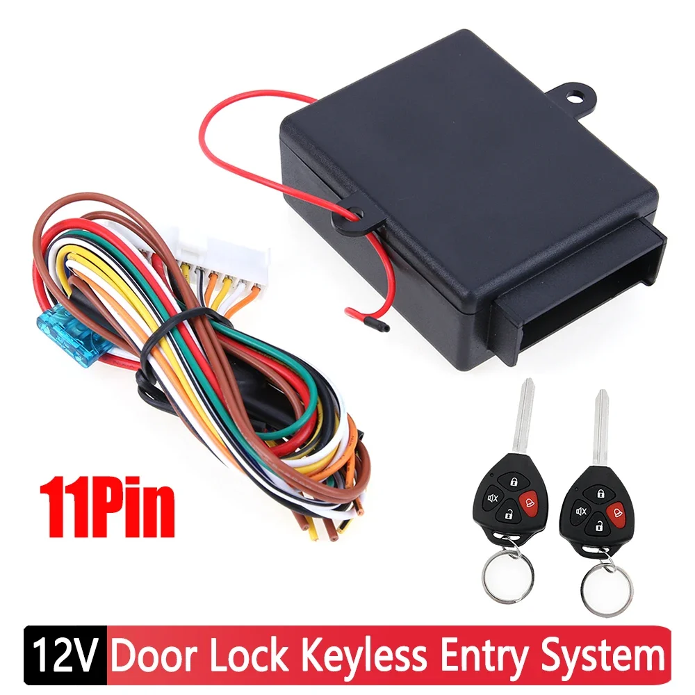 12V-Car-Door-Lock-Vehicle-Keyless-Entry-System-Waterproof-Central ...