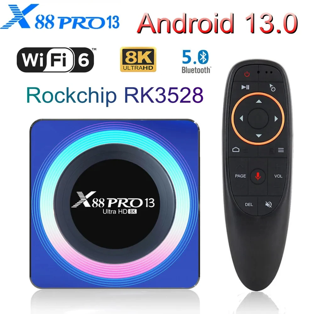 X88-PRO-13-Android-13-Smart-TV-Box-RK3528-Quad-Core-4G-64G-32G-Support ...