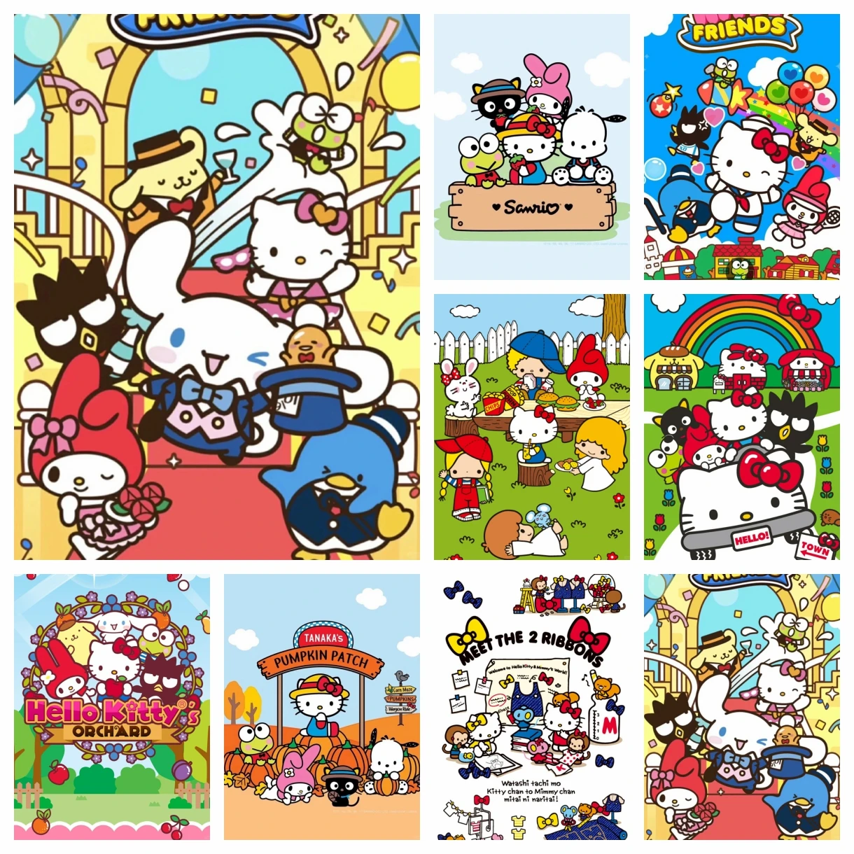 Hello Kitty and Friends Painting: A Creative and Educational Gift for ...