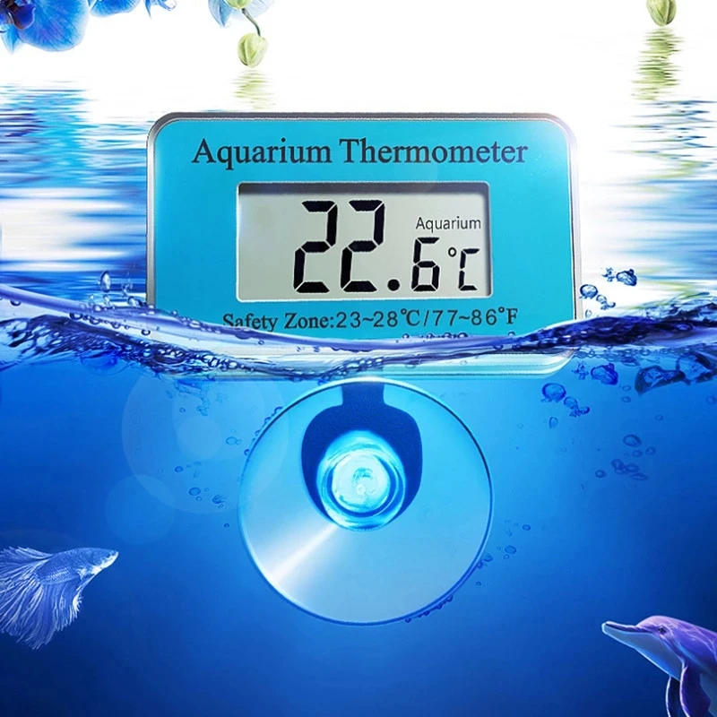 -50~+70 Waterproof LCD Digital Fish Tank Aquarium Thermometer ...