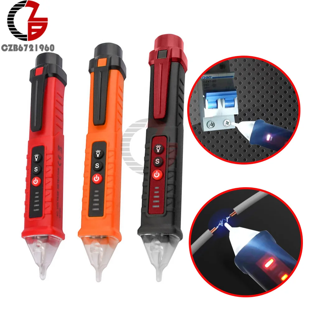 AC-Voltage-Detector-Smart-Non-Contact-Voltage-Tester-Pen-Meter-12-1000V ...