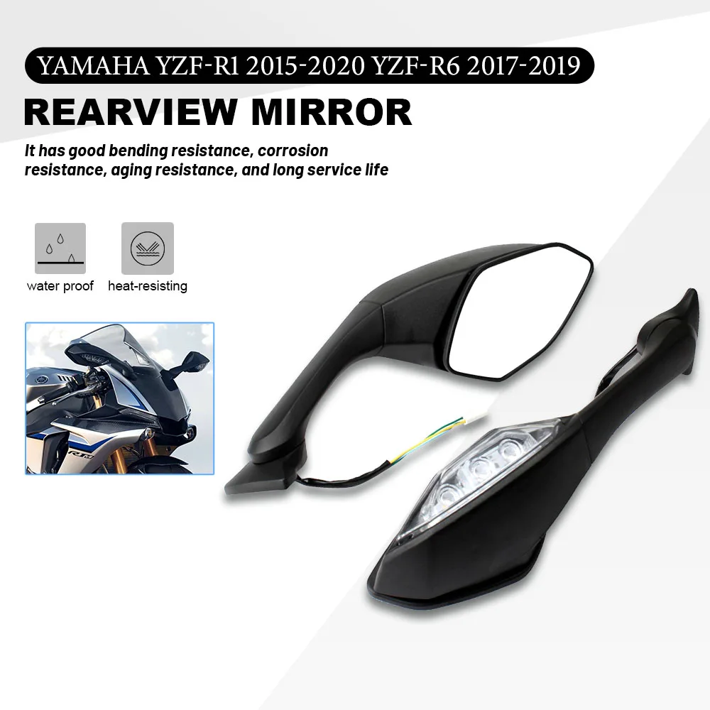Motorcycle-Rearview-Wing-Rotating-Side-Mirror-For-Yamaha-YZF-R1-2015 ...
