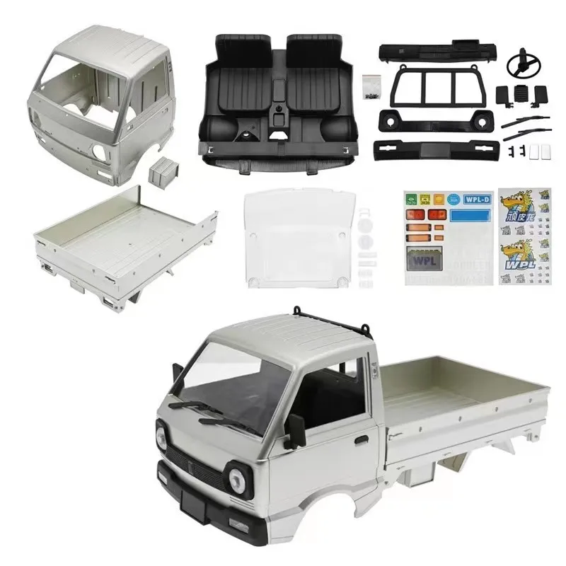 RC-Car-Shell-Carriage-Compartment-for-WPL-D12-1-10-RC-Drift-Truck-Car ...
