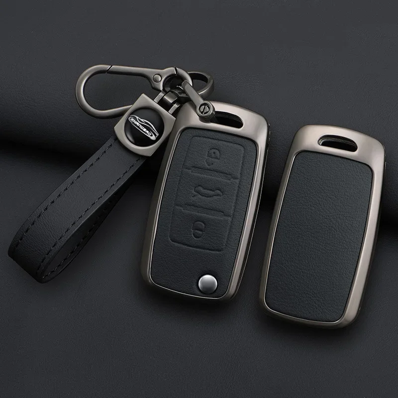 Fashion-Alloy-Car-Key-Case-Cover-for-VW-Volkswagen-Polo-Tiguan-Passat ...
