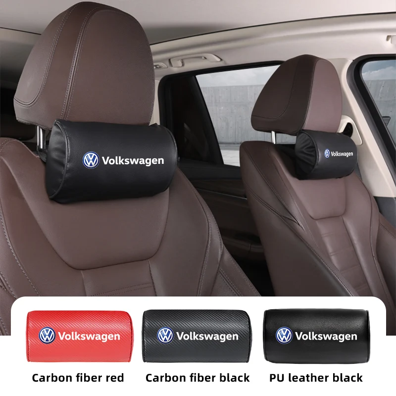 1Pcs Car Seat Head Support Cars Headrest Neck Pillow For VW GTI Polo ...
