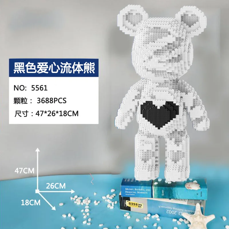Bloques de construcción Bearbricks, juguetes, osito gigante, violencia ...