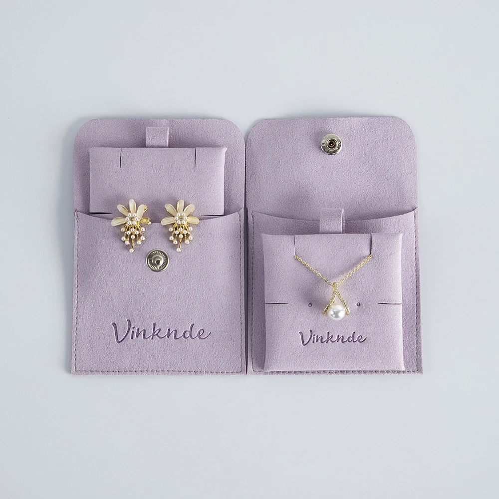 Luxury-Personalized-Jewelry-Bags-Card-Set-Custom-Logo-Microfiber-Button ...