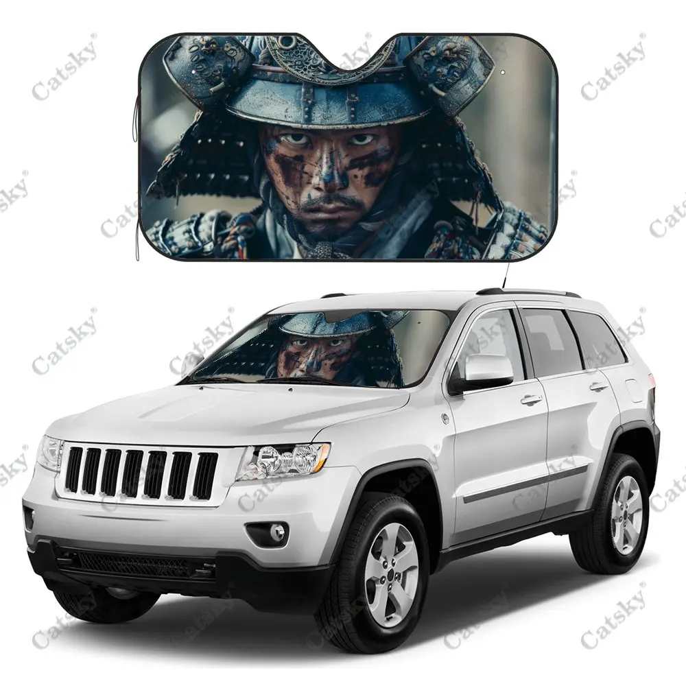 Samurai-Japanese-Culture-Print-Car-Windshield-Sunshade-Auto-Accessories ...