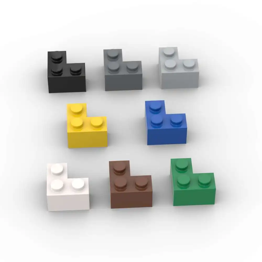 MOC-10PCS-2357-2x2-Corner-Building-Blocks-High-Tech-Plate-House-Castle ...