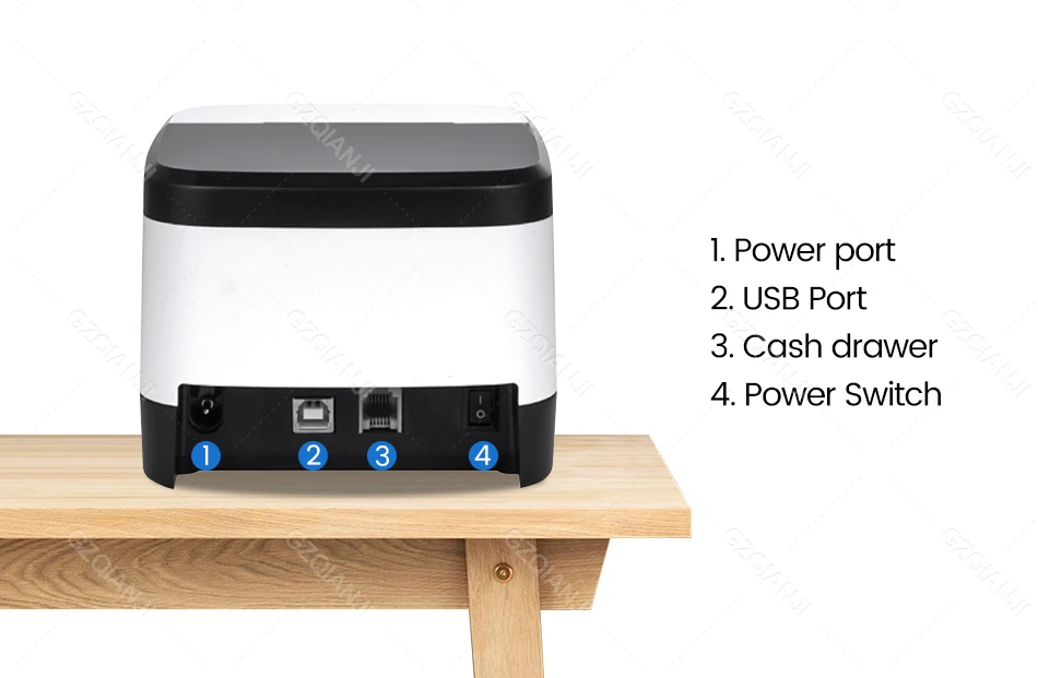 Port USB BT - Imprimante De Tickets De Caisse 58mm, AvecImprimante De ...