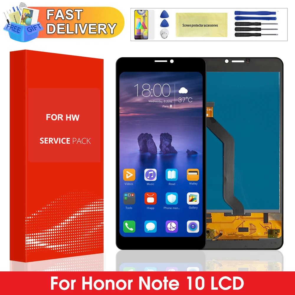 Layar Tampilan untuk Huawei Honor Note 10 RVL AL09 Layar LCD Layar ...