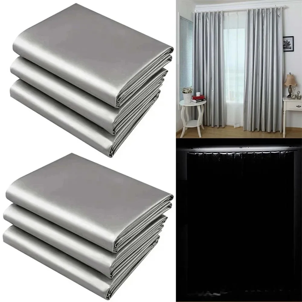 1PC-Double-sided-Silver-Coated-Full-Shading-Curtains-Fabric-Sun ...