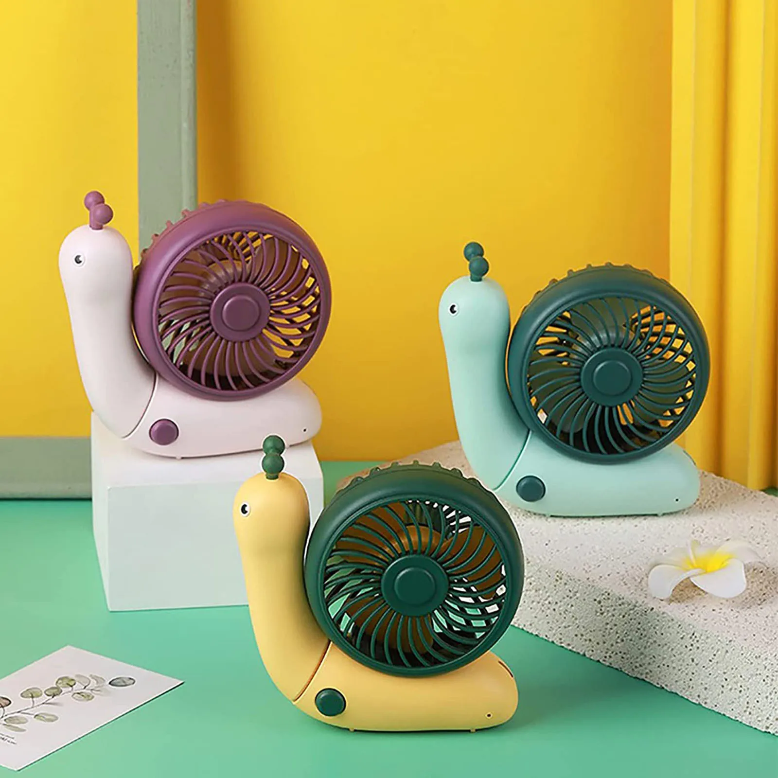 Cooling Gadgets | Handheld Fan | Snail Fan | Desk Fan | Figurines ...