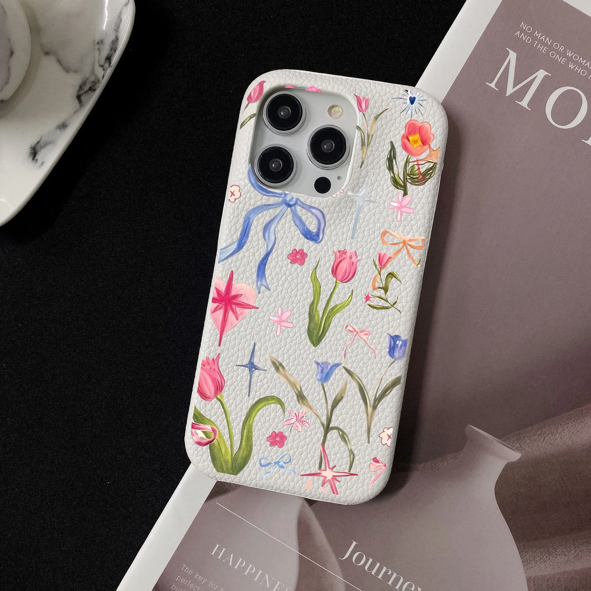 Personalised-Customized-Name-Leather-Case-For-iPhone-15-14-13-12-11-Pro ...