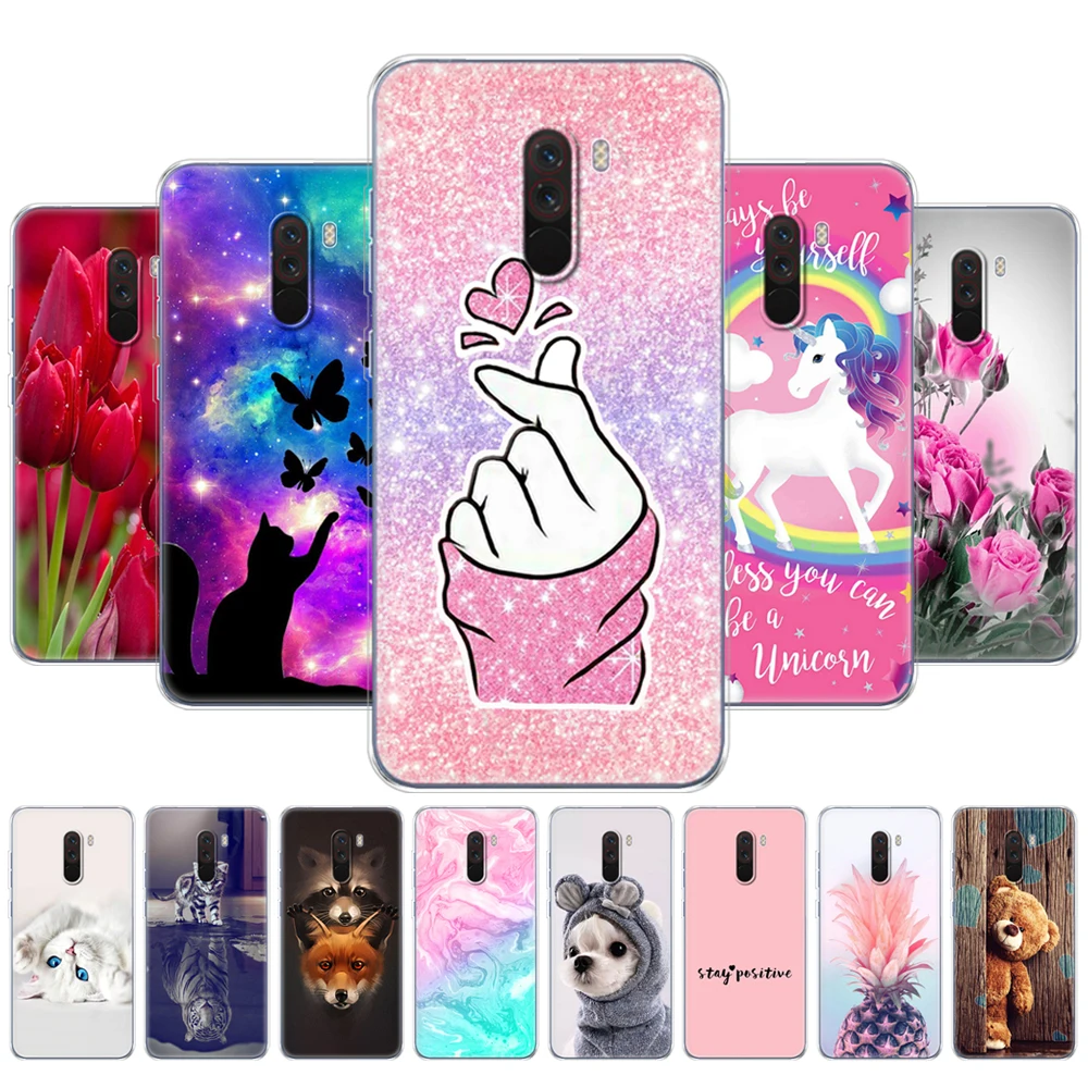 For-Xiaomi-Pocophone-F1-Case-Poco-Silicon-Soft-TPU-Back-Phone-Cover ...