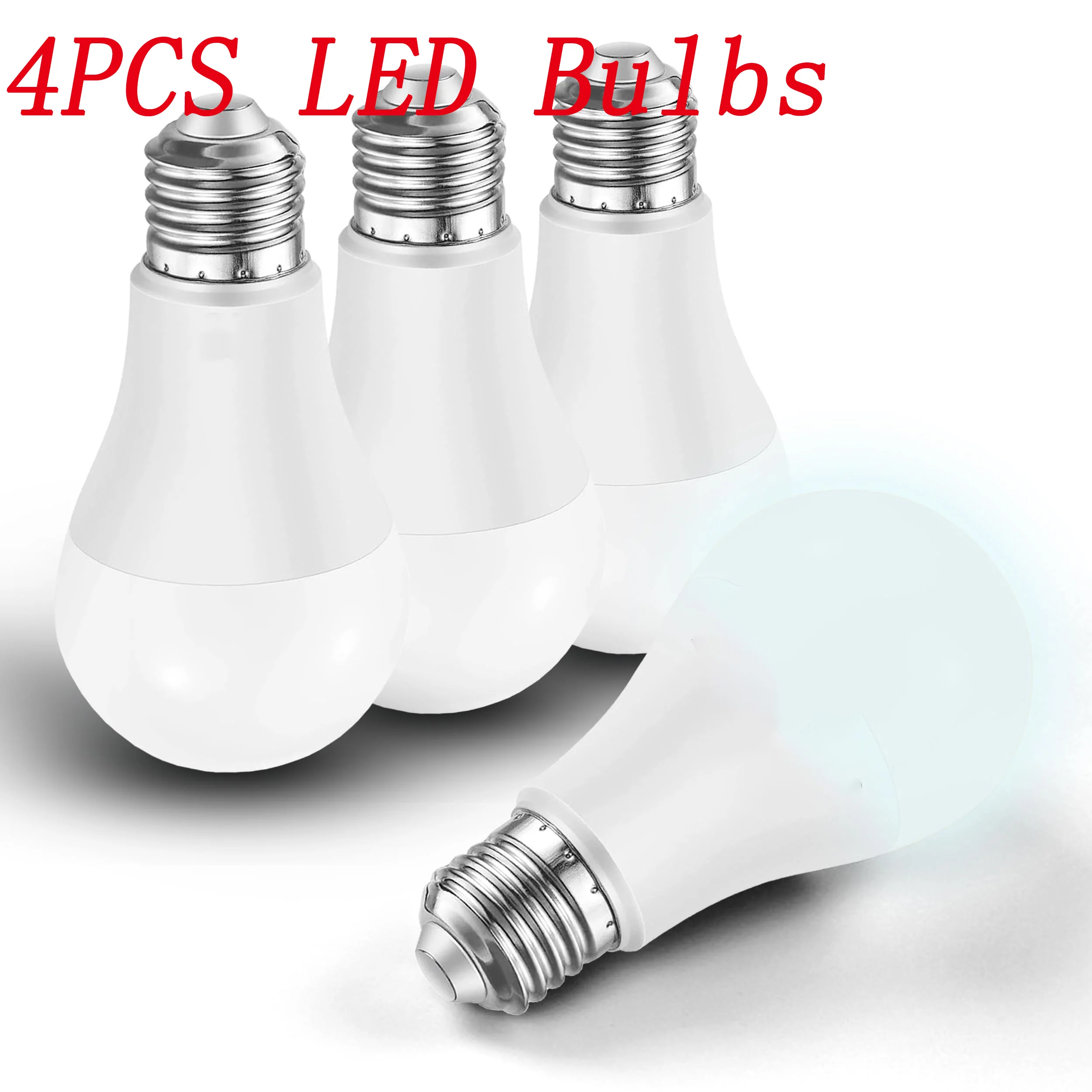 4PCS E27 LED Bulb 6W 9W 12W LED Indoor Lighting Bulb High Brightness ...