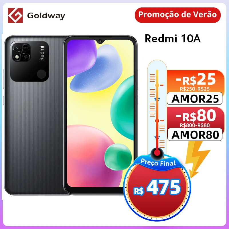 Rom global Xiaomi Redmi 10A 10 A 64GB / 128GB MTK Helio G25 Octa Core 6 ...