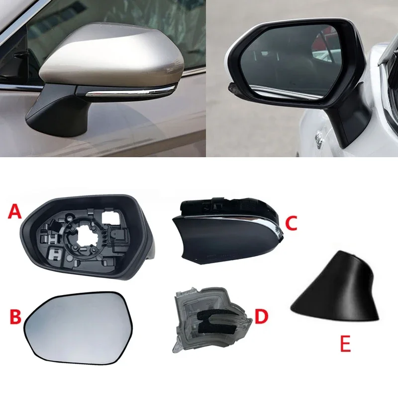 For-Toyota-Camry-V70-8th-2018-2021-Car-Rearview-Mirror-Lower-Cover-Cap ...