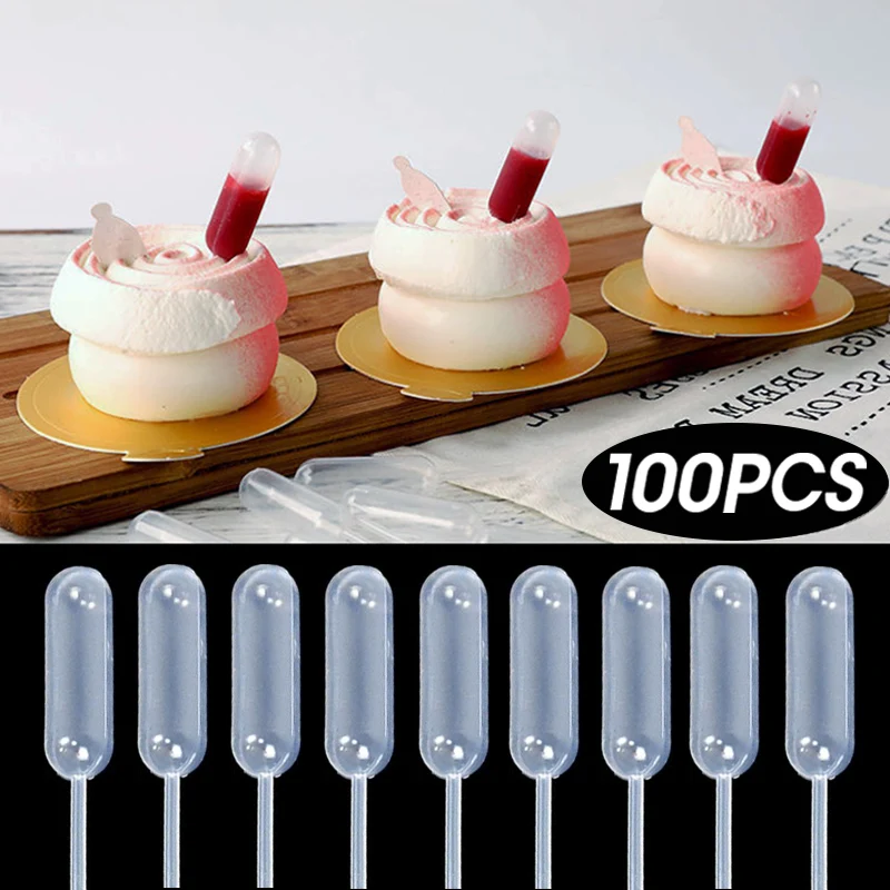 Stuffed Cake Disposable Squeeze Dessert Pipettes Dropper Dropper For ...