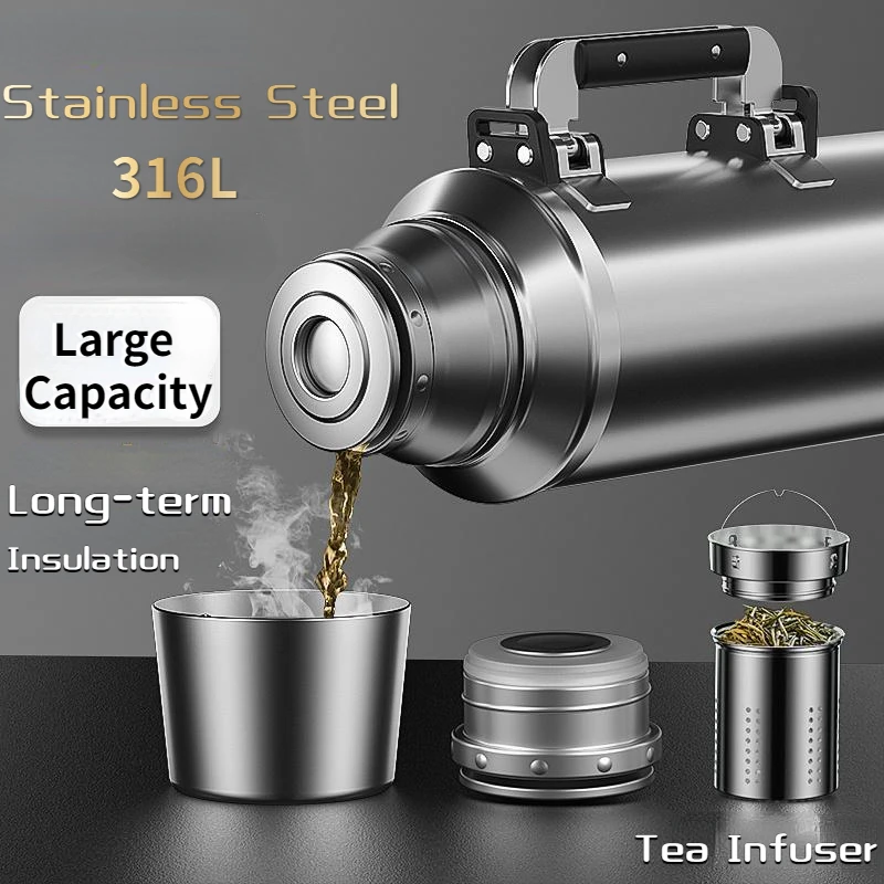 4000ml-Stainless-Steel-316L-Thermos-Large-Capacity-Vacuum-Flasks-Portable-Handle-Outdoor-Car ...