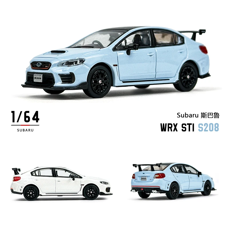 1-64-Scale-Subaru-WRX-STI-S208-Simulation-Metal-Car-Model-Diecast ...