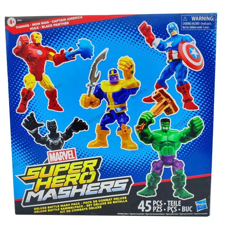 Paquete-de-colecci-n-de-superh-roes-de-Marvel-Hasbro-masters-Battle ...