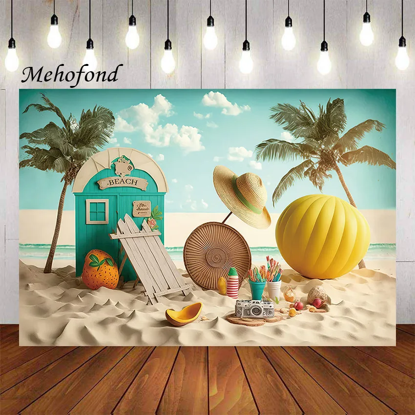 Mehofond-Photography-Background-Summer-Party-Tropical-Hawaiian-Beach ...