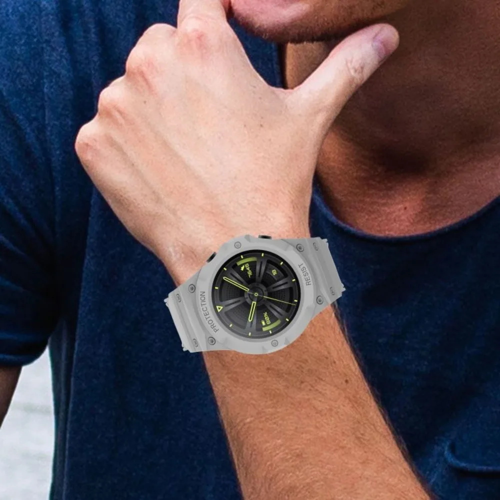 TPU-Watch-Strap-New-46mm-Fall-Prevention-Watch-Case-Sports-Style ...