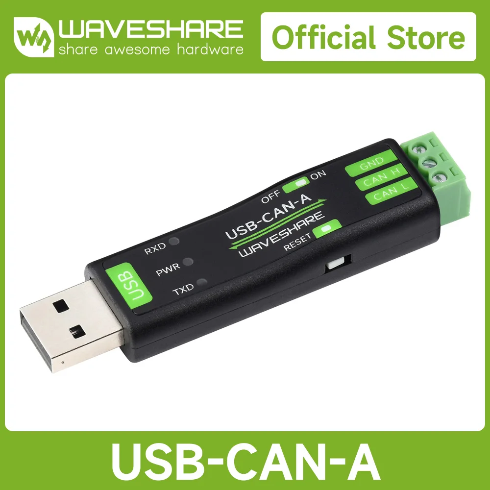 Waveshare Stm32 Chip Solution Usb To Can Adapter Model A Multiple Working Modes Canbus Multi