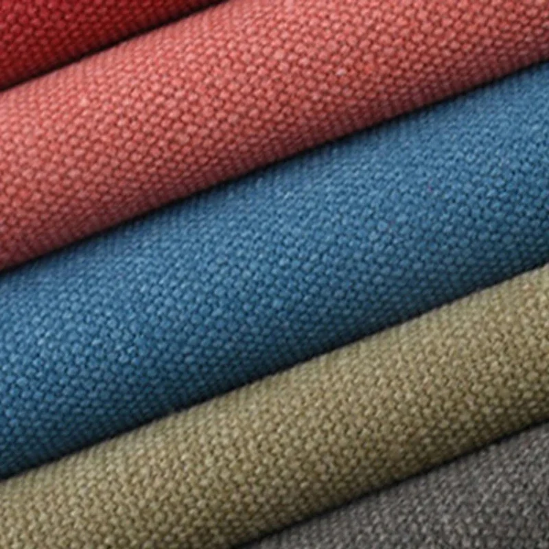 Thickened-Washed-Canvas-Fabric-Vintage-Worn-Out-Backpack-Pillow-Sofa ...