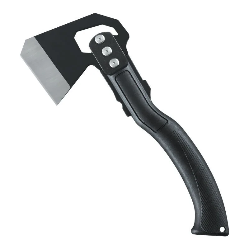 K-fuzi1 Hache multifonction en acier inoxydable avec poignée ergonomique hache de montagne ...