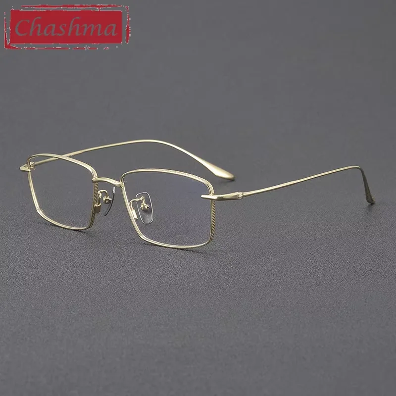 9g Chashma Prescription Glasses Men Pure Titanium Gafas High End ...