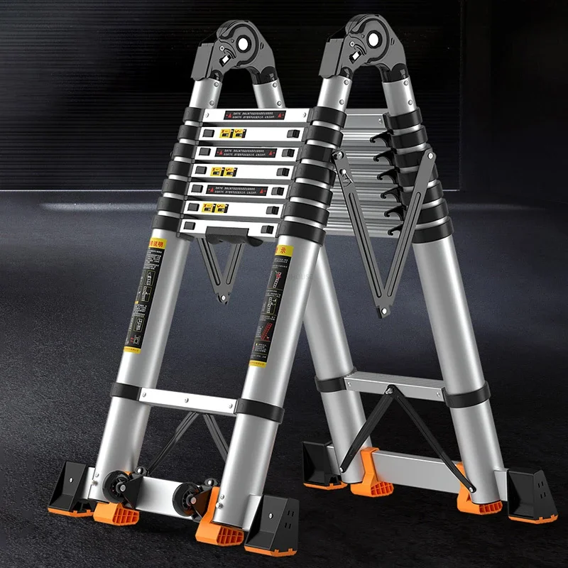 Folding-Ladders-Stable-Telescopic-Aluminum-Ladder-Multi-purpose ...