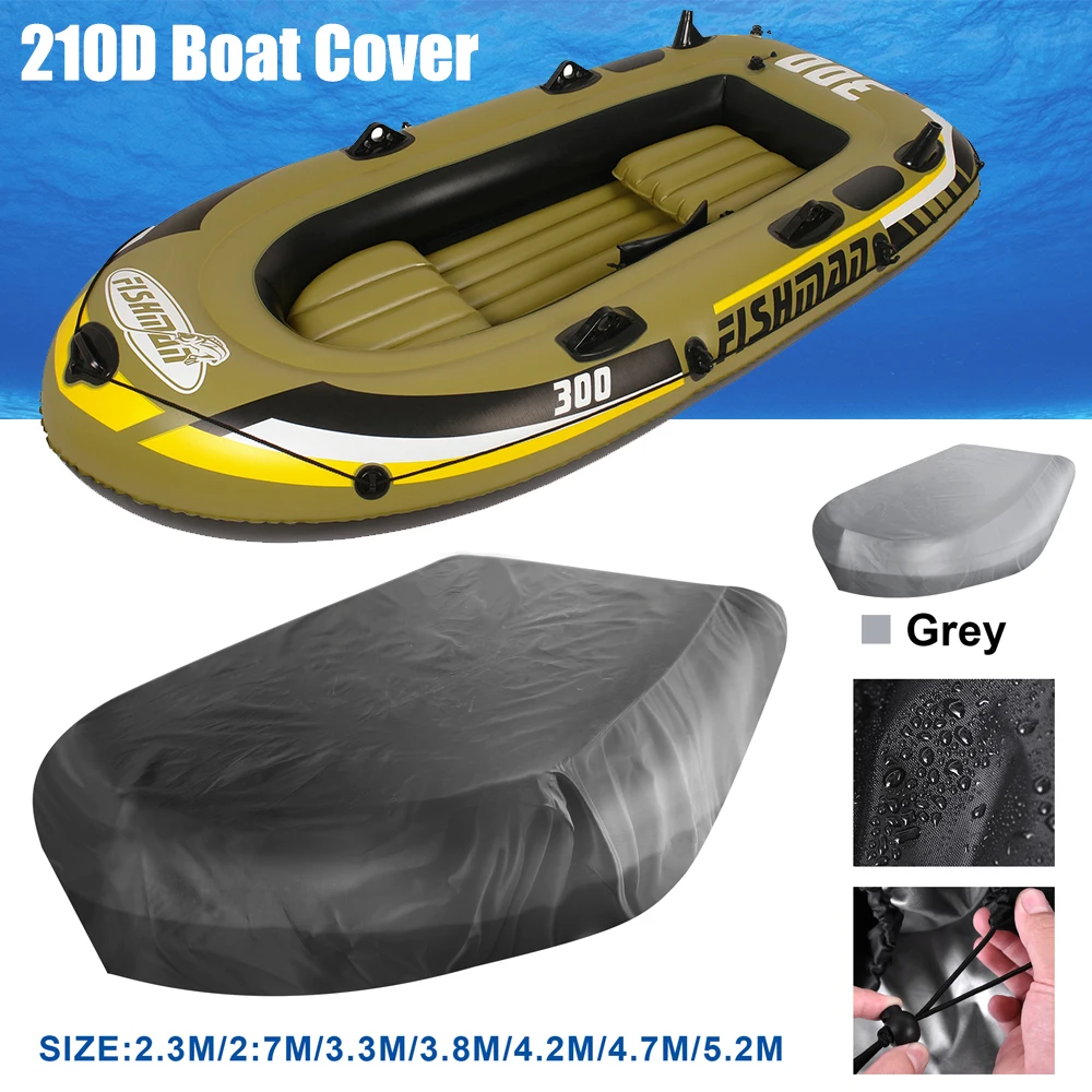 210D-Inflatable-Boat-Cover-UV-Resistant-Rubber-Dinghy-Protective-Case-Dustproof-Kayak-Oxford ...