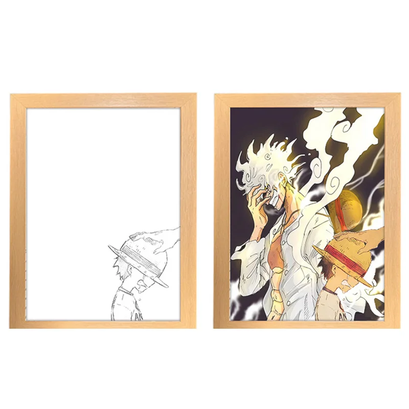 Luffy-Pattern-Lighting-Painting-Little-Night-Light-Artistic-Luminous ...