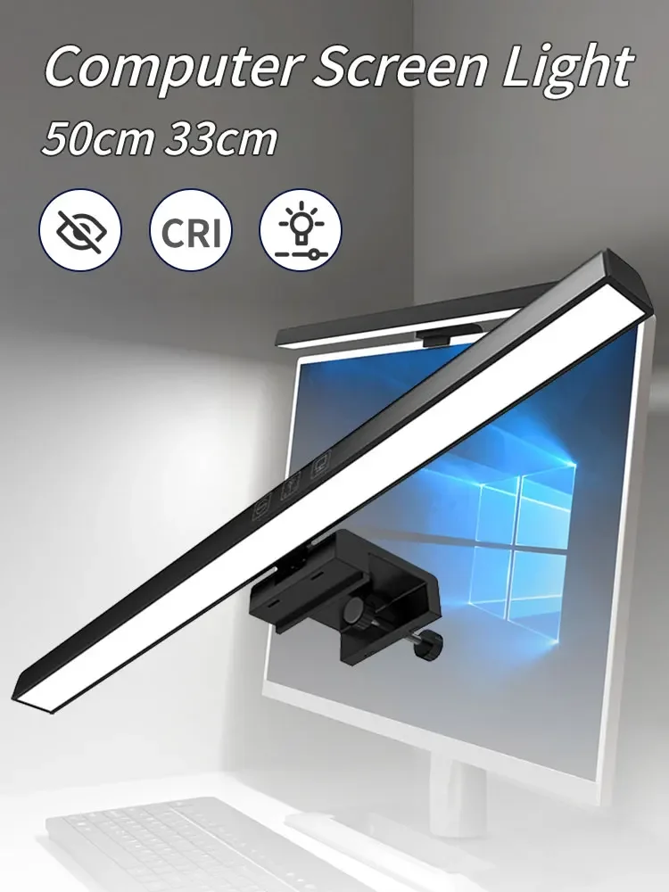 LED-Computer-Desks-PC-Monitor-Screen-Light-33cm-Bar-Stepless-Dimming ...