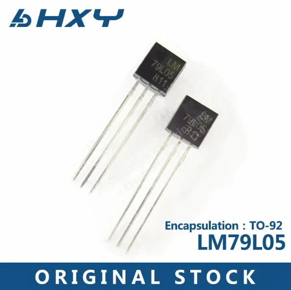 50PCS-LM79L05-79L05-TO-92-in-line-three-terminal-linear-regulator-new ...