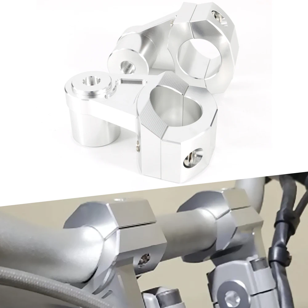 Motorcycle-Aluminum-Handle-Bar-Riser-Handlebar-Risers-32mm-Aftermarket ...