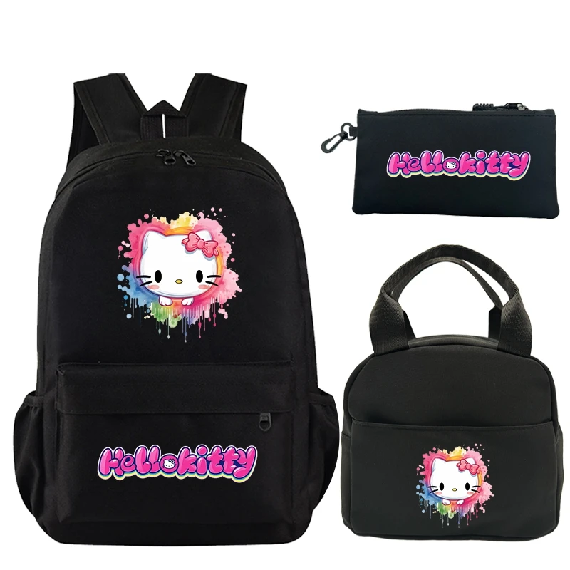 3Pcs-set-Hello-Kitty-Backpack-Teen-Girl-Boy-Student-Back-To-School ...